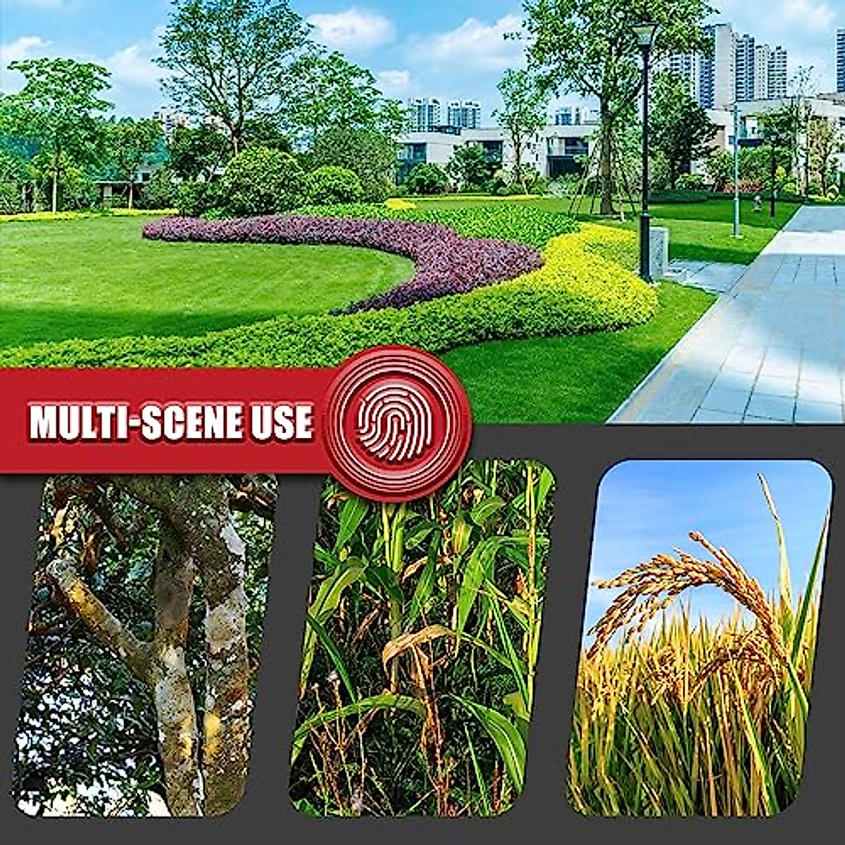 PEDONY Cordless String Trimmer - for Milwaukee 18V Battery Weed Wacker Lawn Trimmer, Adjustable Pole Length, Electric Weed Trimmer Tool for Garden and Yard (Battery Not Included)