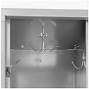 GLOBAL INDUSTRIAL Double Tier Locker, 12x18x36 6 Door, RTA, Gray