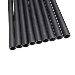 AMEYXGS 30 Inch 6.2 mm Pure Carbon Arrow Shaft Spine 340/400/500/600 Carbon Shaft Tube DIY Archery (Spine 600, 24)