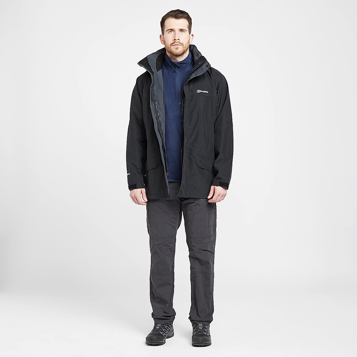 Berghaus Men's Standard Cornice Iii Interactive Jacket, Black, Large