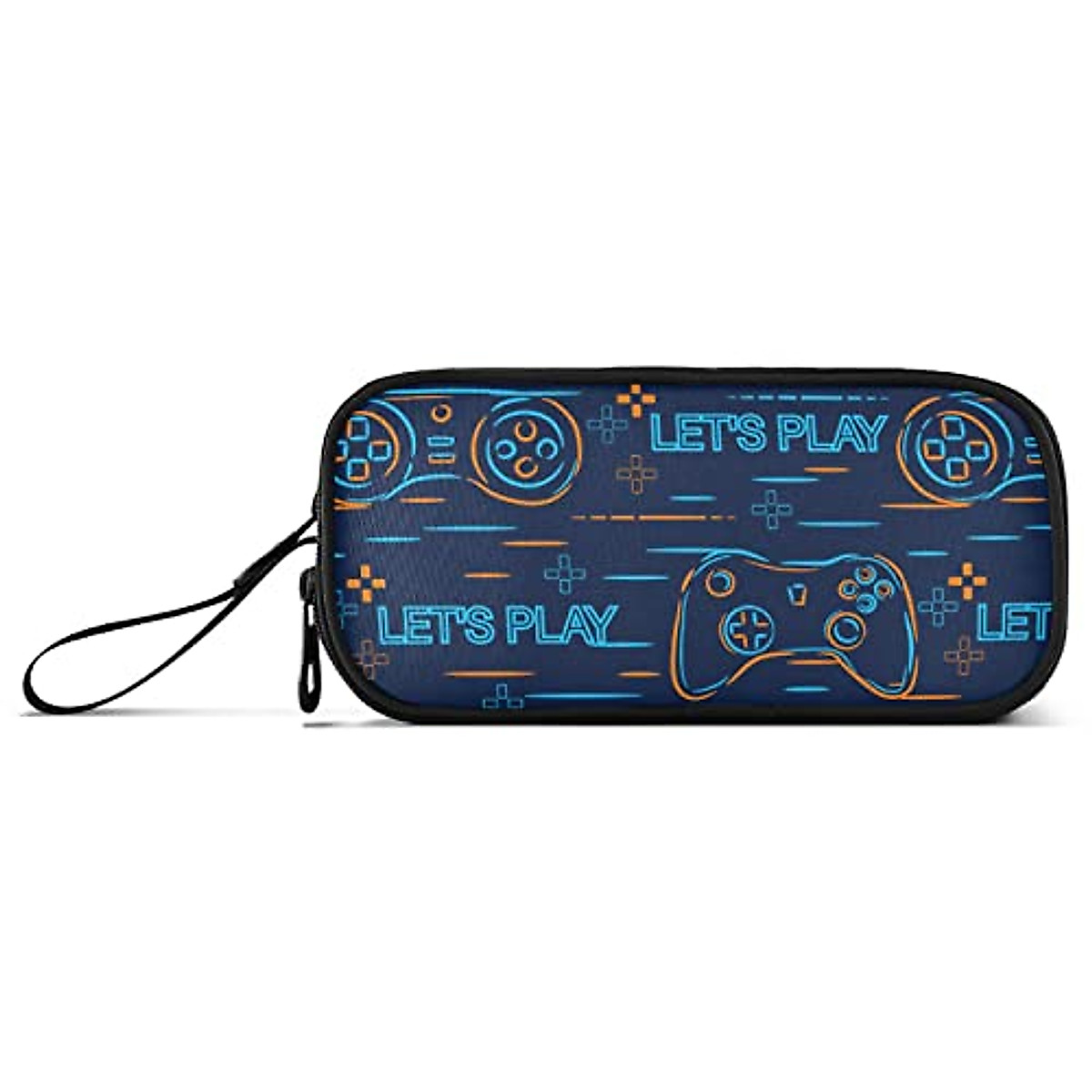 J JOYSAY Let's Play Game Pencil Case Large Big Capacity Pencil Bag for Girls Boys Zipper Stationery Bag Stationery Pouch Zipper for Teens Adults Student