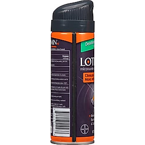 Lotrimin Af Miconazole Nitrate Deodorant Antifungal Powder Spray, 4.6 Ounce
