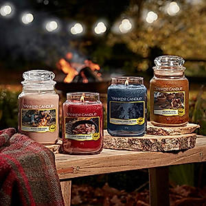 Yankee Candle Scented Candle, Crisp Campfire Apples Large Jar, Burn Time: Up to 150 Hours, Large Jar Candle