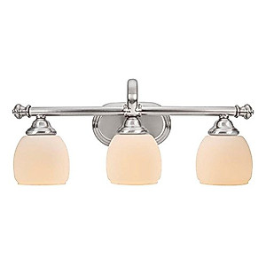 Home Decorators Collection Cedar Cove 3-light Brushed Nickel Bath Light 10000031004