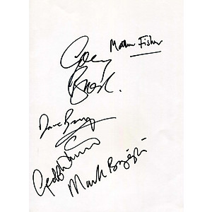 Procol Harum ROCK BAND autographs, signed photo & card