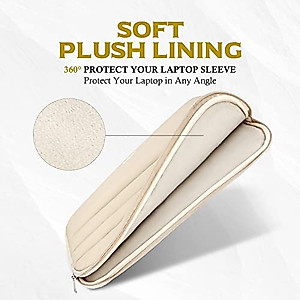 Bagasin Puffy Laptop Sleeve Case 13 13.3 inch,Laptop Carrying Case for MacBook Air M2/M1 2022-2018, MacBook Pro 2022-2016 M2 M1, 12.9 iPad Pro 6-3 Gen, Water Resistant Laptop Bag