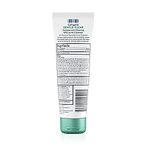 Cetaphil Gentle Clear Complexion-Clearing BPO Acne Cleanser with 2.6% Benzoyl Peroxide, Creamy and Soothing for Sensitive Skin, Suitable for All Skin Types, 4.2oz