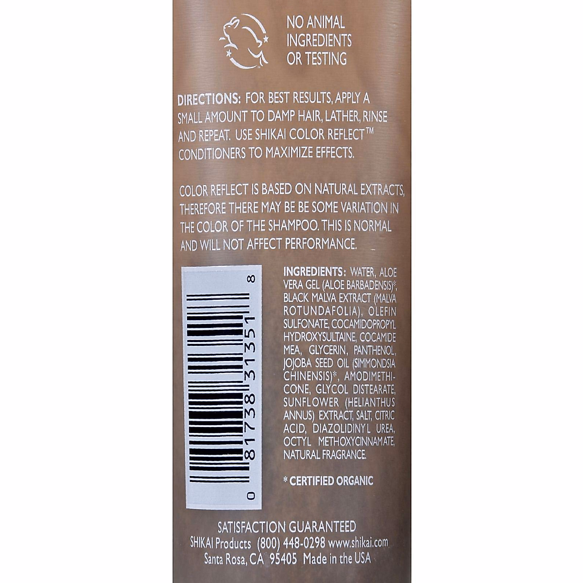 Shikai, Shampoo Color Reflect Deep, 8 Fl Oz