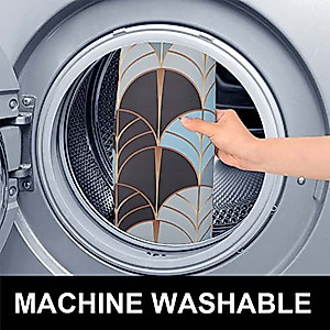 AiBOB Under The Sink Mat, 24 X 36 in, Durable Premium Mats Protect Kitchen and Bathroom Cabinets, Waterproof Absorbent Shelf Liner, Blue