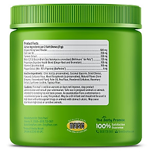 Zesty Paws Dog Allergy Relief - Anti Itch Supplement - Omega 3 Probiotics for Dogs - Salmon Oil Digestive Health - Soft Chews for Skin & Seasonal Allergies - with Epicor Pets – Hemp - 90 Count…