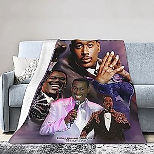 DOTZRLT Luther Singer Vandross Blanket Printed Flannel Blanket Home Decor Soft Comfortable Warm Throw Blankets 80"x60"