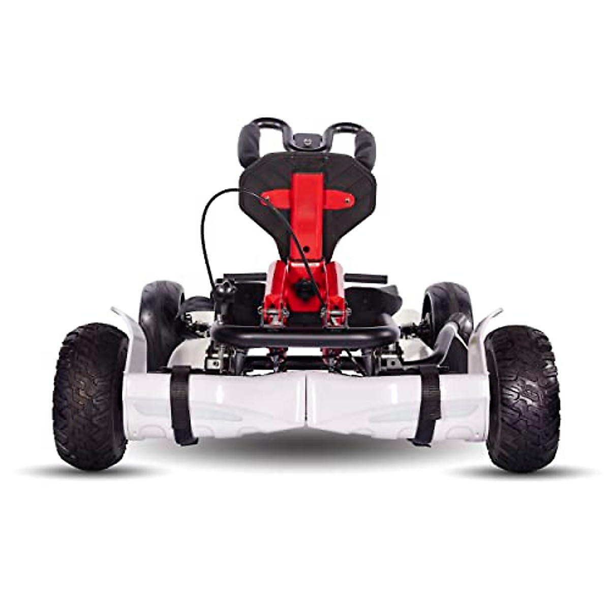 Xprit Hoverboard Scooter into Go-Kart Kart Adjustable Frame (White)