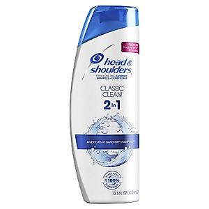 Head & Shoulders Shampoo Classic Clean 2-In-1 13.5 Ounce (400ml) (3 Pack)