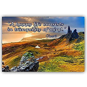 QUOTES postcard set of 20. Post card variety pack with famous quote postcards. Made in USA.