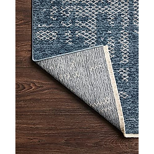 Loloi II Vance Collection VAN-01 Denim / Dove, Traditional 11'-6" x 15'-7" Area Rug