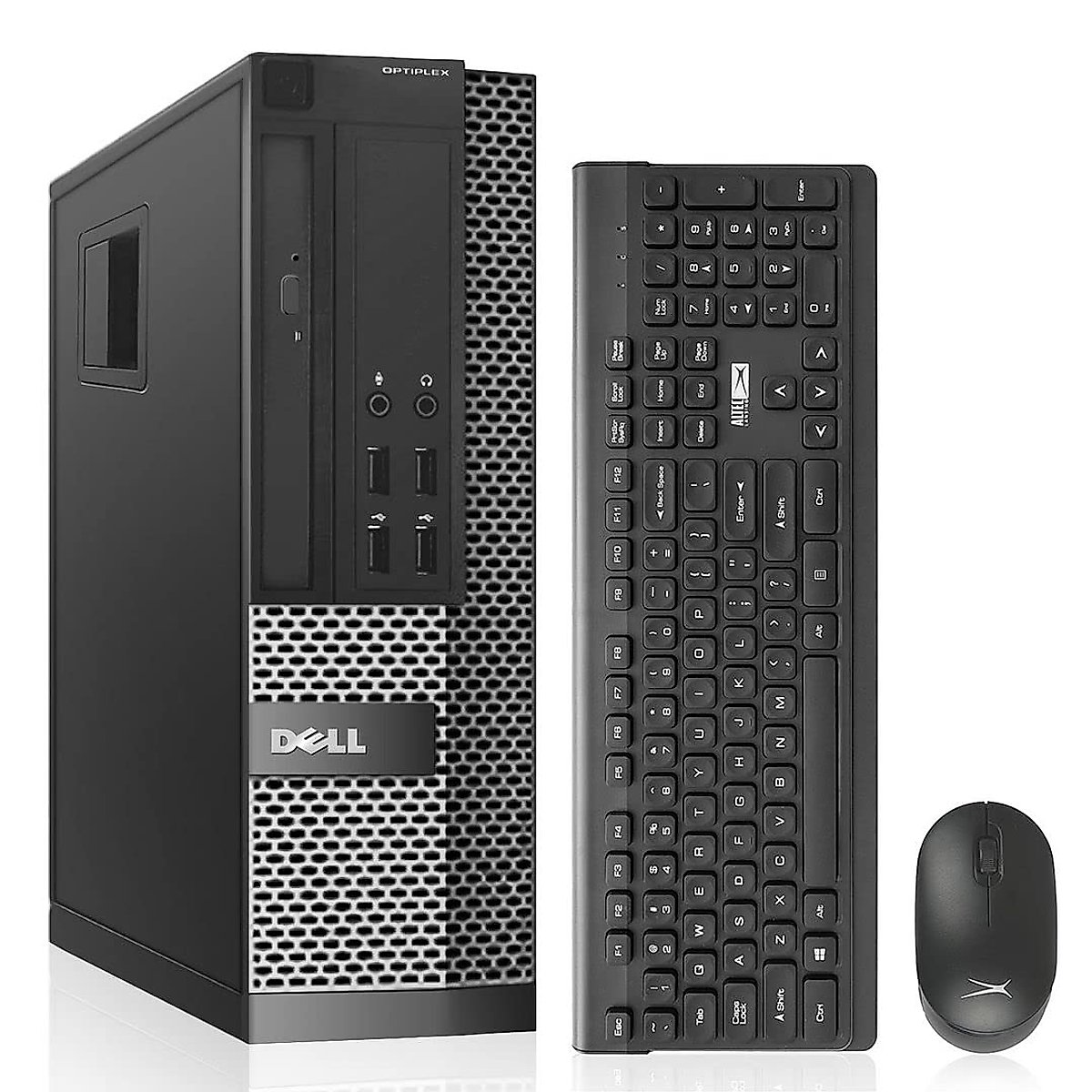 Dell OptiPlex 9010 Refurbished Desktop Computers i7 3.4GHz, 32GB Ram New 1TB SSD, AC7260 Built-in WiFi Ready, HDMI Dual 4K Monitor Support, Windows 10 Pro, Altec Wireless Keyboard Mouse (Renewed)