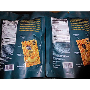 Trader Joe's Trail Mix Crackers with Mung Beans, Seeds, Cashews, Raisins & Cheese - Great Snack - Perfect Texture! (2 Pack) 4.5oz Each