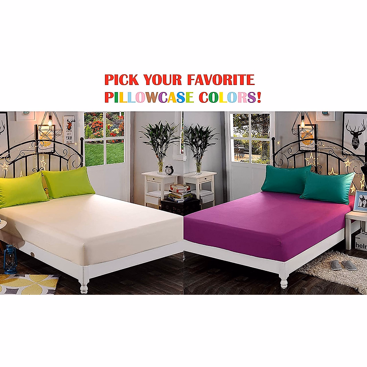 Elegant Comfort 1500 Premium Hotel Quality 1-Piece Fitted Sheet, Softest Quality Microfiber - Deep Pocket up to 16 inch, Wrinkle and Fade Resistant, Twin/Twin XL, White