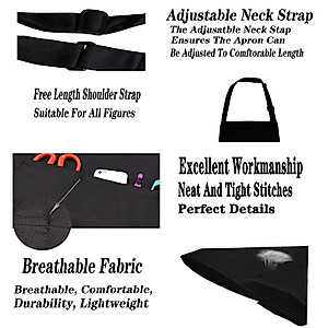 POTALKFREE Cooking Apron for Men Women with Pockets, Mr. Right Mrs. Always Right Aprons Set, Couples Gift for Engagements, Weddings, Anniversaries, Bride, Groom, Husband and Wife