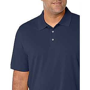 Amazon Essentials Men's Regular-Fit Quick-Dry Golf Polo Shirt (Available in Big & Tall), Dark Navy, X-Large