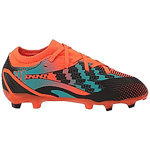 adidas X SPEEDPORTAL Messi.3 Firm Ground Soccer Shoe, Team Solar Orange/Mint Rush/Black, 5.5 US Unisex Big Kid