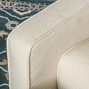 Christopher Knight Home Darvis Fabric Recliner, Beige, 31.5D x 25.6W x 39.98H in