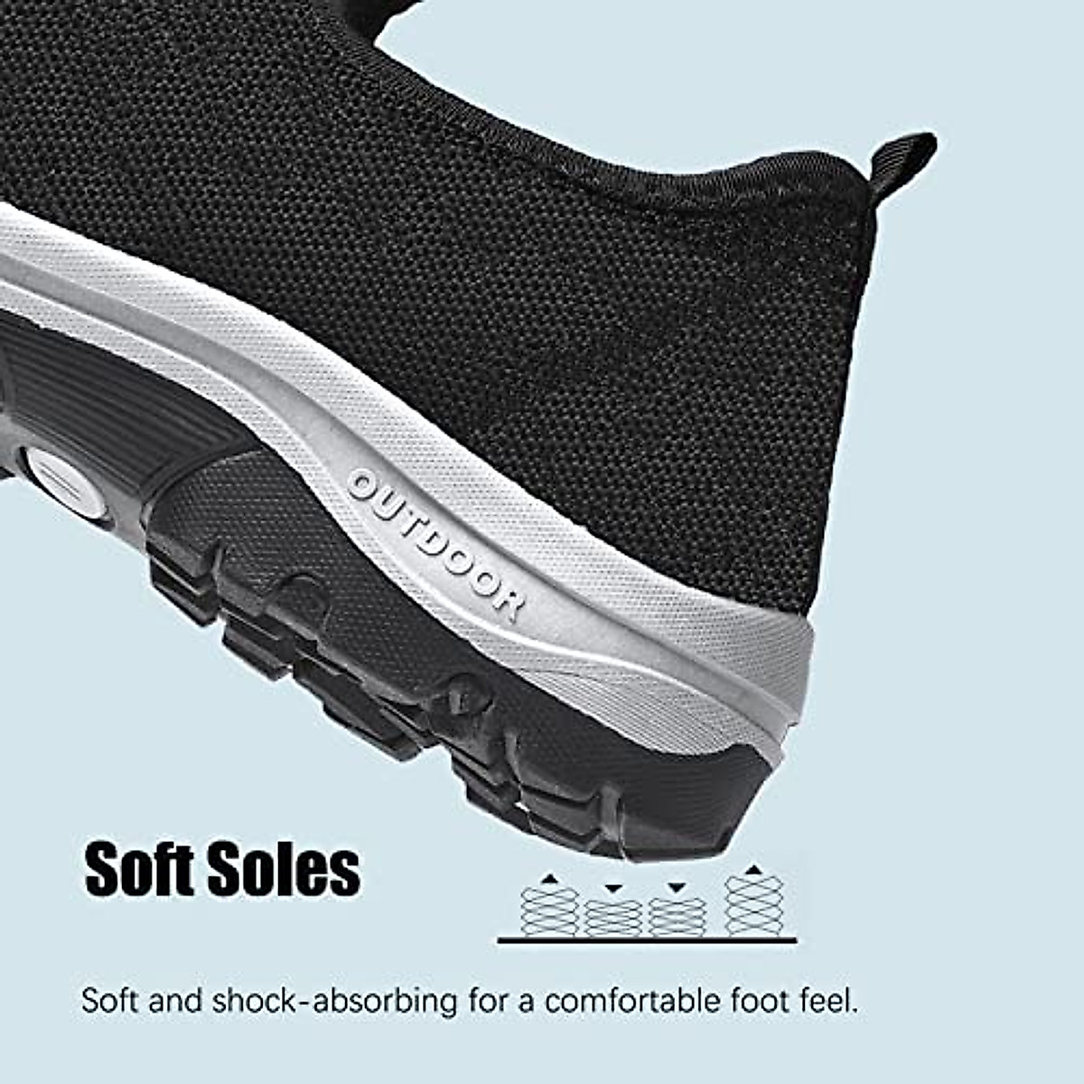 Women's Mesh Slip-On Orthopedic Sneakers with Arch Support Comfort Wide Fit Fashion Breathable Non-Slip Elderly Outdoor Sport Walking Platform Shoes (Pink,8,Female)