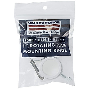 Valley Forge Flag 1-Inch Diameter Rotating Mounting Rings, 2-Piece - 28219