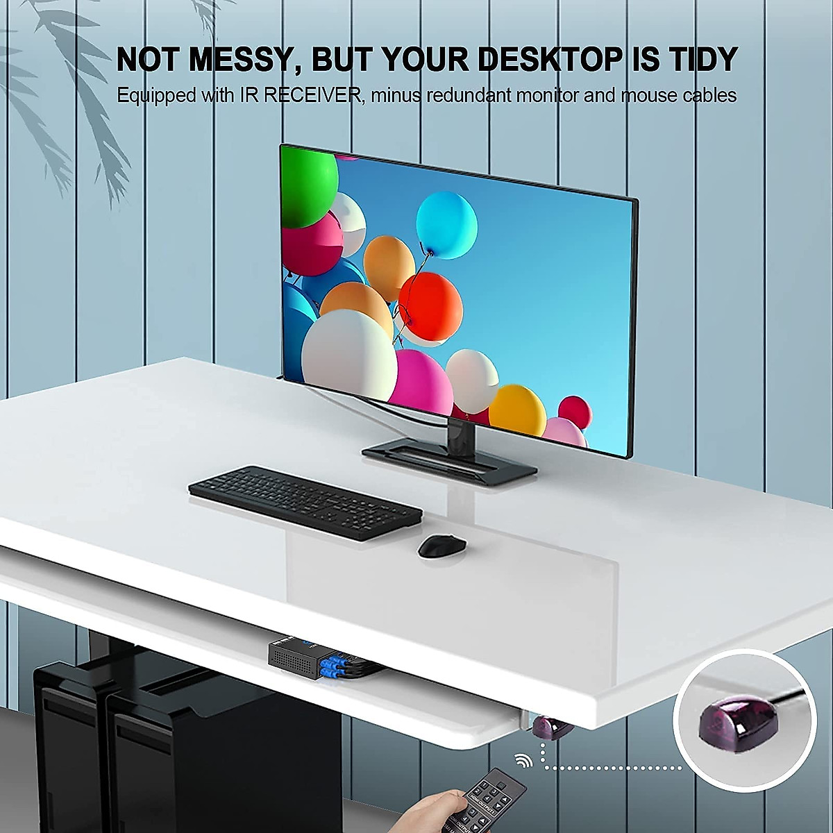 USB 3.0 KVM Switch HDMI 4 Computer 1 Monitor 4K 60Hz SPDIF L/R Extractor- USB Switch for Keyboard Mouse Printer Mac Windows 4 Port HDMI Switch 4x1 1080p 120Hz 144Hz HDCP Pass, IR Remote Ext. Mic