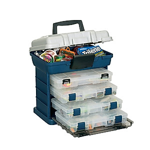 Plano 1364 4-By Rack System 3650 Size Tackle Box, Premium Tackle Storage