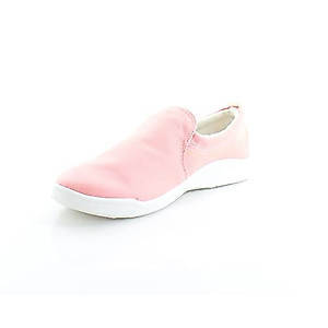 Vionic Beach Marshall Slip On Sneakers for Women-Sustainable Shoes That Include Three-Zone Comfort with Orthotic Insole Arch Support, Machine Wash Safe- Sizes 5-11 Papaya 9.5 Medium US