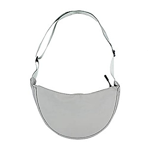 ANKOMINA Small Canvas Crossbody Bag for Women Girls Fashion Portable Hobo Chest Bag Shoulder Crossbody Dumpling Bag