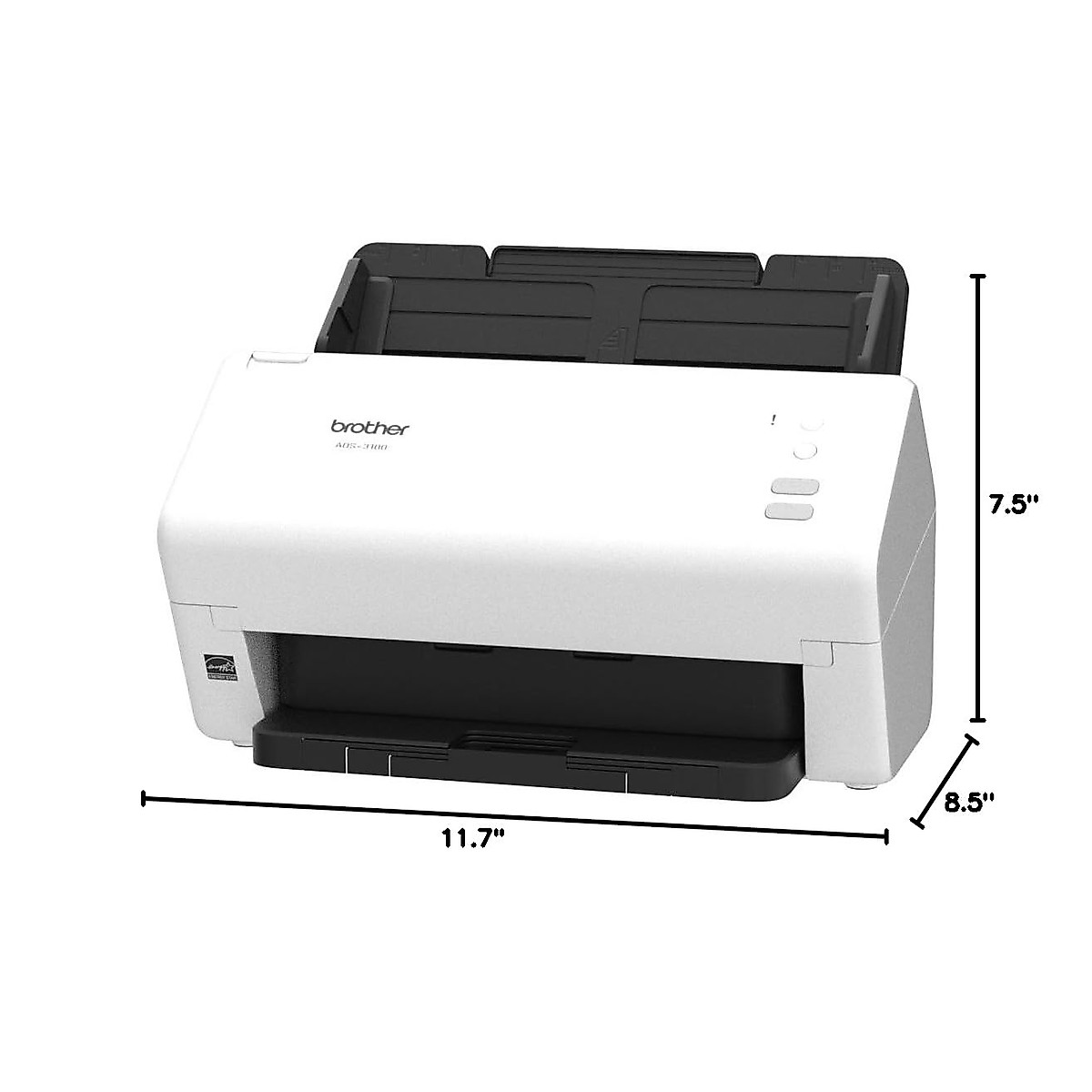 Brother ADS-3100 High-Speed Desktop Scanner | Compact with Scan Speeds of Up to 40ppm