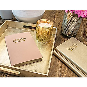 Medium Leatheresque Journal by Studio Oh! - Nearly Teal - 5.5" x 7.75" - 192 Lined Pages with Gilded Edges and Padded Leather-Like Textured Cover with Foil Stamping