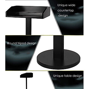 Lectern Podium Stand,Full Floor Lectern Hotel Restaurant Entrance Podium Welcome Table Speaking Stage Master of Ceremonies Office Supplies