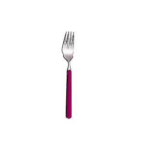 Mepra AZ10B71121 Fantasia Table Fish Fork – [Pack of 12], Light Mauve, 19.5 cm, Stainless-Steel Dishwasher Safe Tableware