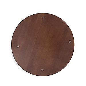 Wood Decorative Tray Round Serving Trays,Ottoman Tray Platter Coffee Table Trays for Home,Restaurant,Hotel,Deco,Food,Tea Tray