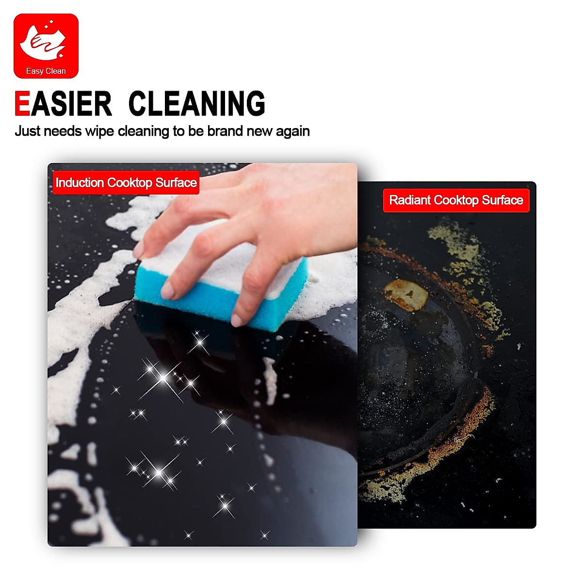 GASLAND Chef Induction Cooktop 30 Inch, Built-in Electric Cooktop 4 Burners Electric Stove Top, Sensor Control Induction Hob with Child Safety Lock and Timer 240V