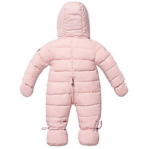 ZOEREA Infant Newborn Baby Hoodie Down Jacket Jumpsuit Pram Snuggly Snow Suit