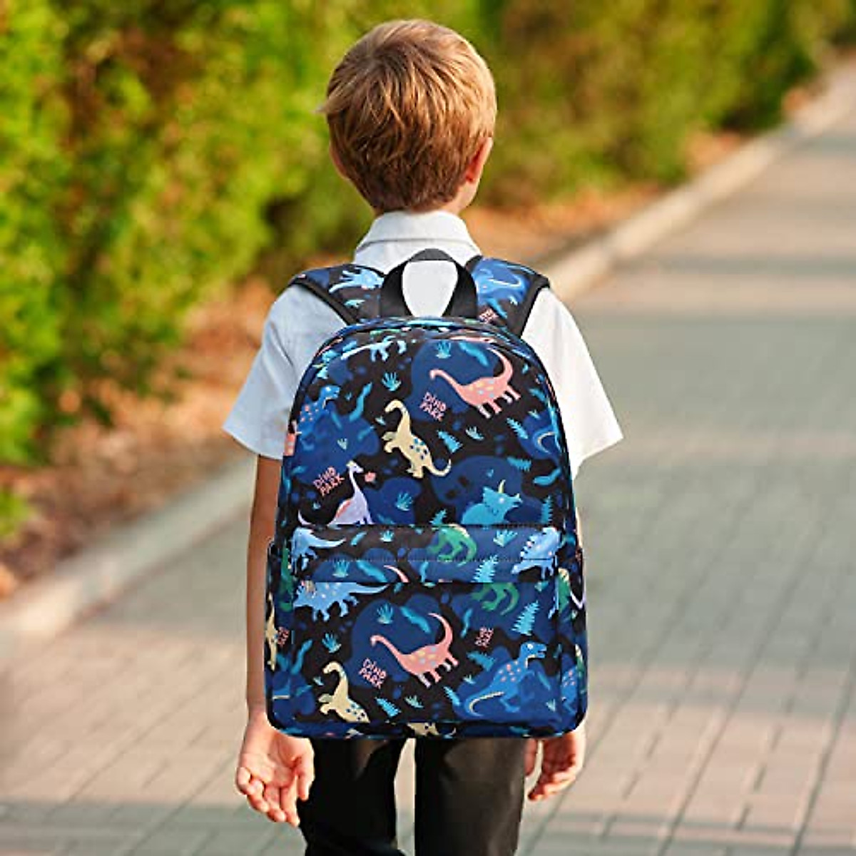 Soehipee 3-in-1 Boys Dinosaur Backpack Set | School Book Bag