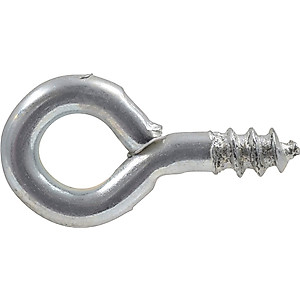 Hillman 320087 .080 x 13/16" Zinc-Plated Small Screw Eye 100-Pack