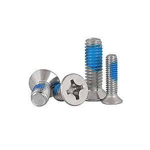 (50pcs) 304 Stainless Steel Cross Head Dispense Anti-dislodging Bolts for Electrical Parts Processing etc. M2.5x10mm