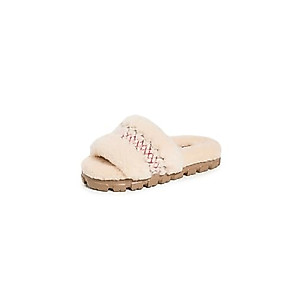 UGG Women's Cozetta Ugg Braid Slipper, Natural, 7