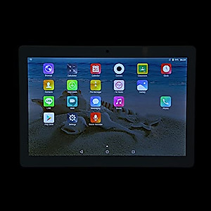 Estink 10.1 Inch Tablet, High Definition Resolution Rose Gold Callable Tablet 100‑240V, 6GB 128GB 1960x1080 8800mAh Lightweight Portable Tablet Computer, 10 Core CPU 5G WiFi (#2)