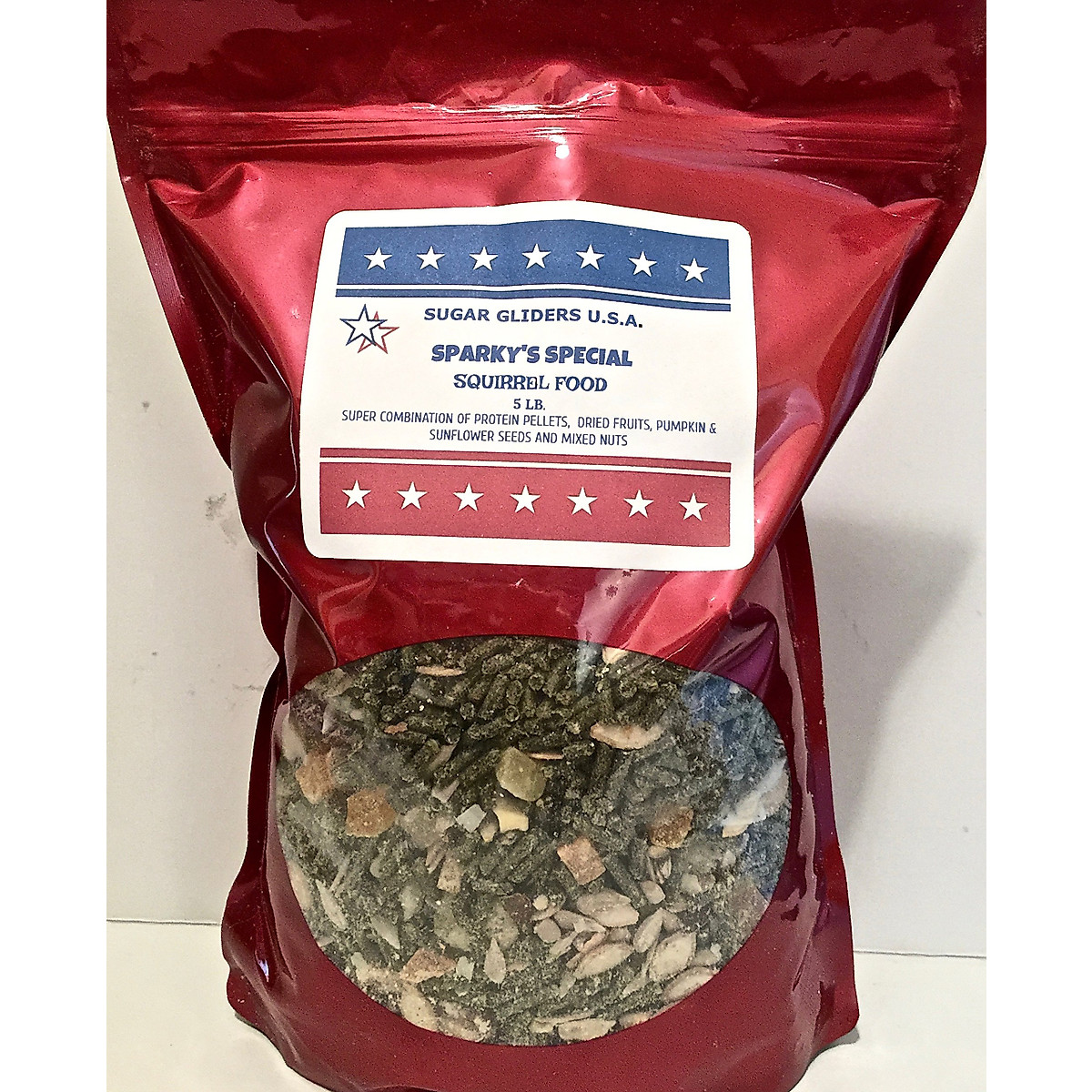 Squirrel/Chipmunk 'SPARKY'S Special' Premium Squirrel Food (2 LB)