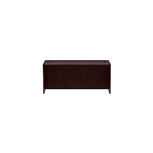 Alera ALEVA216630MY 65 in. x 29.5 in. x 29.63 in. Valencia Series Straight Front Desk Shell - Mahogany