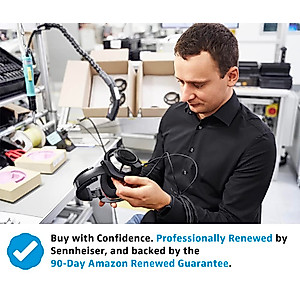 SENNHEISER Momentum 4 Wireless Headphones - Bluetooth Headset for Crystal-Clear Calls with Adaptive Noise Cancellation, 60h Battery Life and Customizable Sound, White (Renewed)