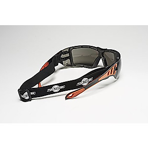 ToolFreak Rip Out Safety Glasses - Tinted - Polycarbonate Lens z87.1 Rated - Foam Padding & Adjustable Strap - Impact Resistance & Distortion-Free Lenses (Hard Case)
