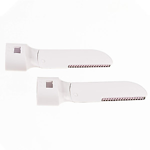 About Face Sonic Beauty-Wand Refill Blades for Exfoliating, 4 Pack â€“ Includes 2 Facial Blades & 2 Brow Blades