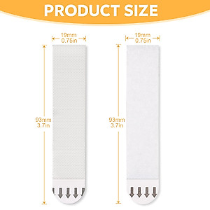 Large Picture Hanging Strips Heavy Duty,20-Pairs(40 Strips) Sticky Picture Hangers for Walls,Hanging Pictures Without Nail,Damage Free No Nails Refill Adhesive Poster Strips for Frame Mounting Strips